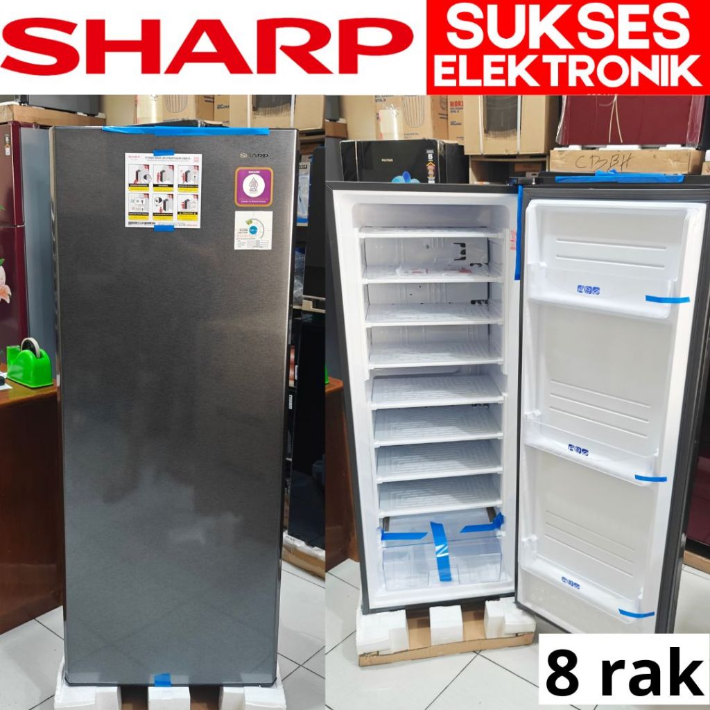 Jual FREEZER SHARP 8 RAK FJM-198A / LEMARI ES PEMBEKU 198 | Shopee ...