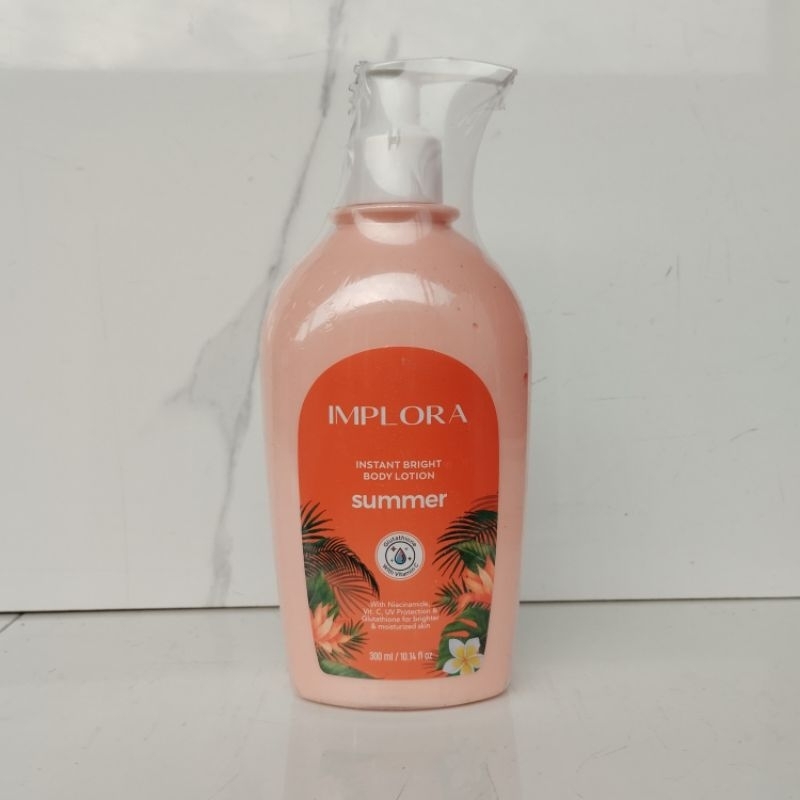 Jual implora instant bright body lotion 300.ml / implora body losion ...