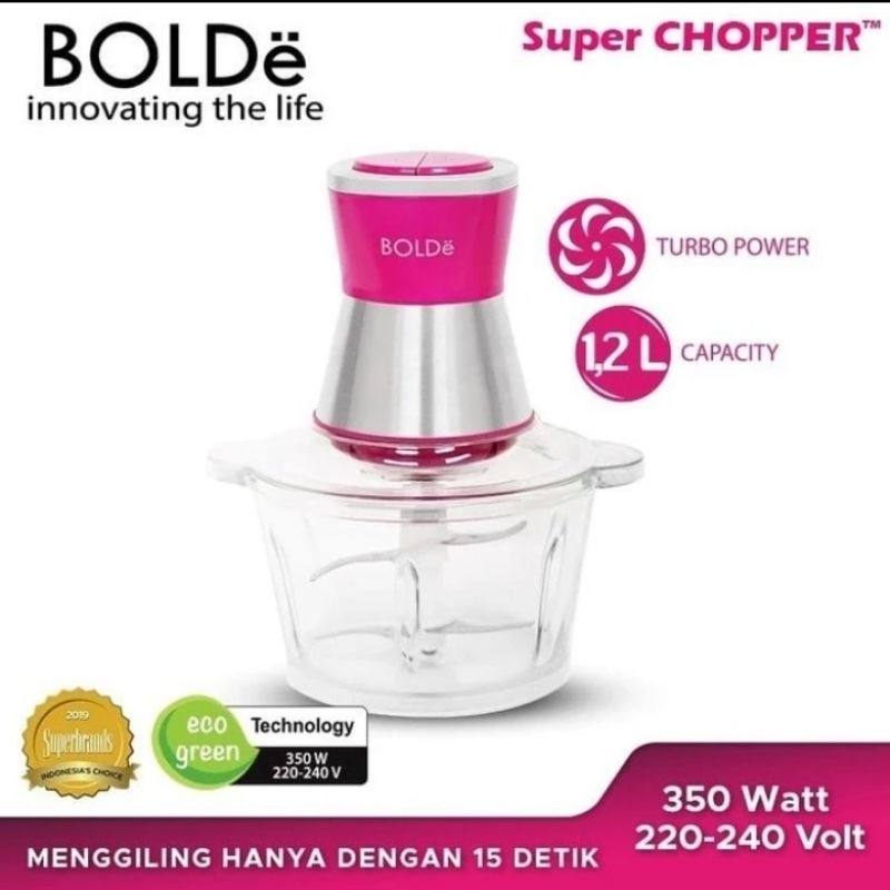 Jual Bolde Super CHOPPER Stainless Casing kapasitas 1,2L | Shopee Indonesia