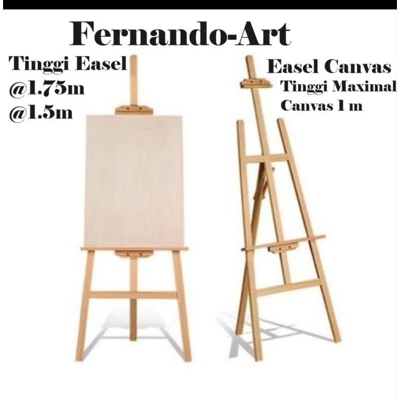 Jual Stand Lukisan,Standing Easel kayu,Stand Kayu,Standing frame,Easel ...