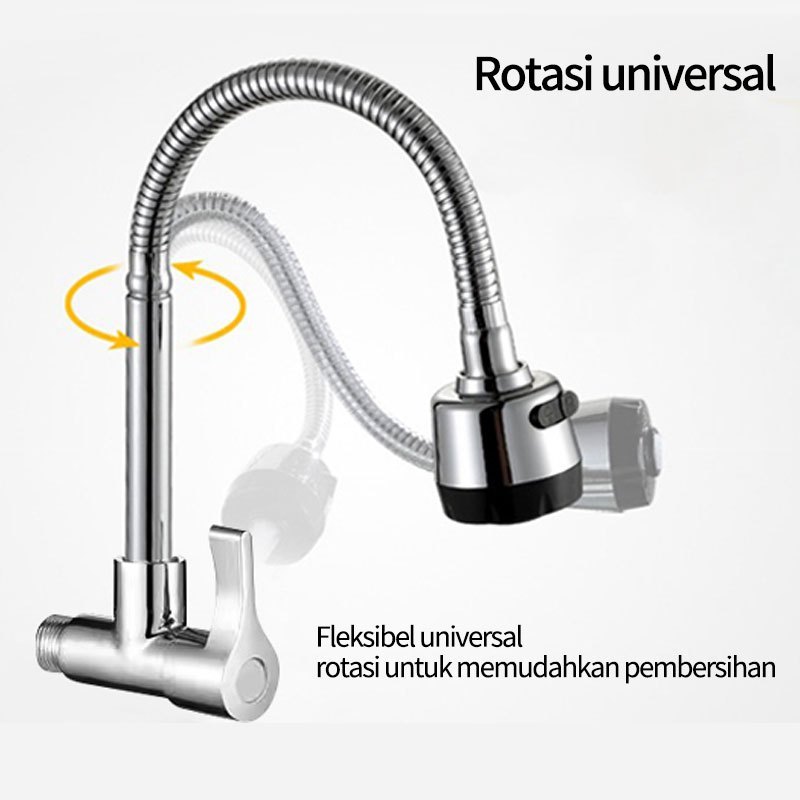 Jual Kran Air Angsa STAINLES Fleksibel 2 Mode - Kran Cuci Piring Angsa ...