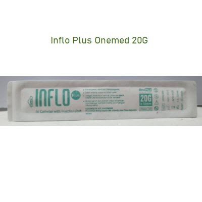 Jual ECER Inflo Plus Onemed IV Catheter Plus Onemed Abocath 20G 22G ...