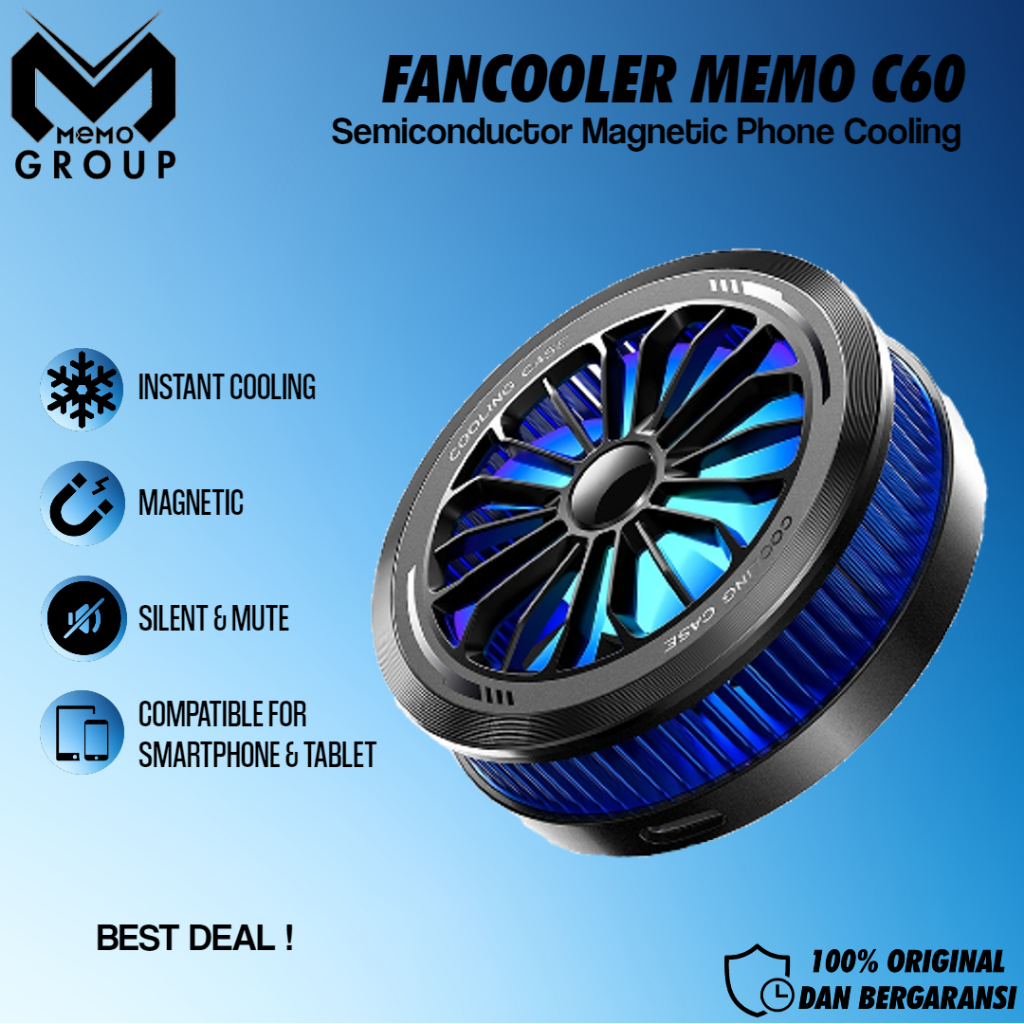 Jual C60 Magnetic Phone Cooler Pendingin HP Cooler Hp Magnet Universal ...