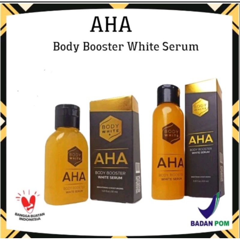 Jual BODY WHITE AHA BPOM BODY BOOSTER WHITE SERUM 30 ML & 100 ML ...