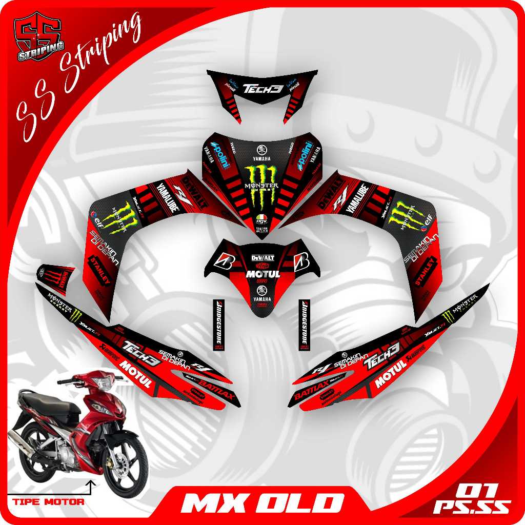 Jual Decal Sticker Full Body Jupiter Mx Old - Sticker Full Body Jupiter ...
