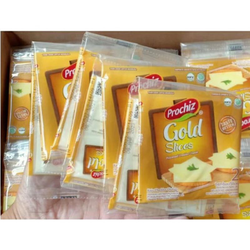 Jual PROCHIZ GOLD SLICE SACHET RENCENG | Shopee Indonesia