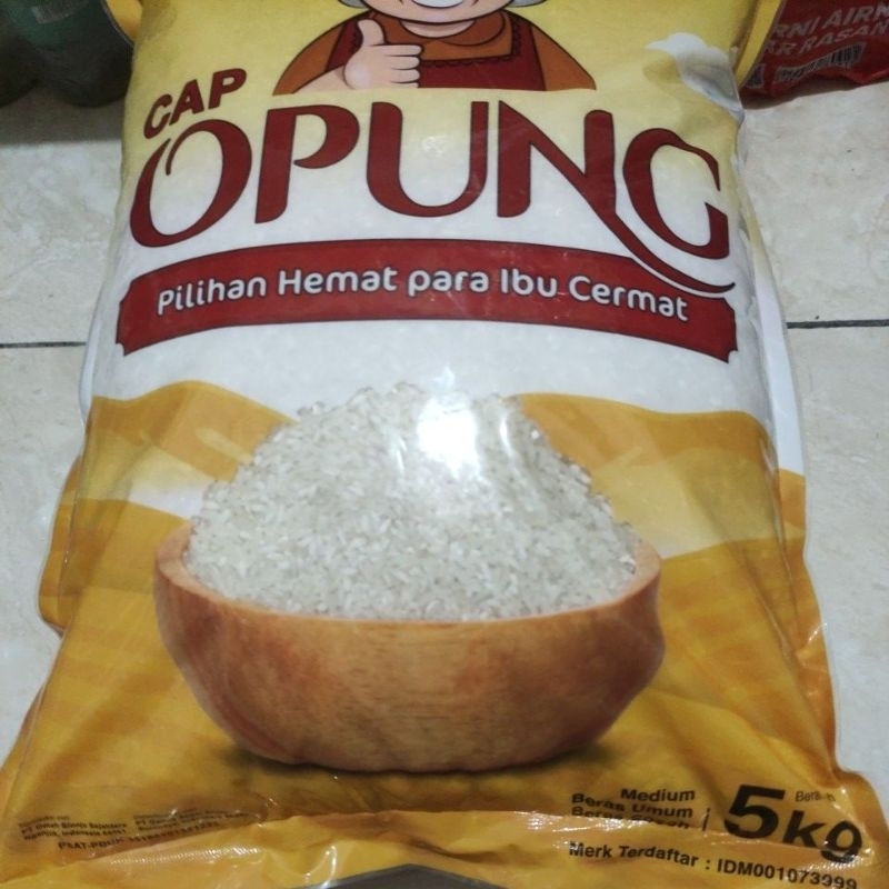 Jual Beras Cap OPUNG Kemasan 5 Kg | Shopee Indonesia