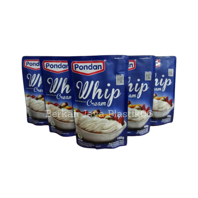 Jual Pondan whip cream pouch / Bubuk instan krim kue whipping | Shopee ...