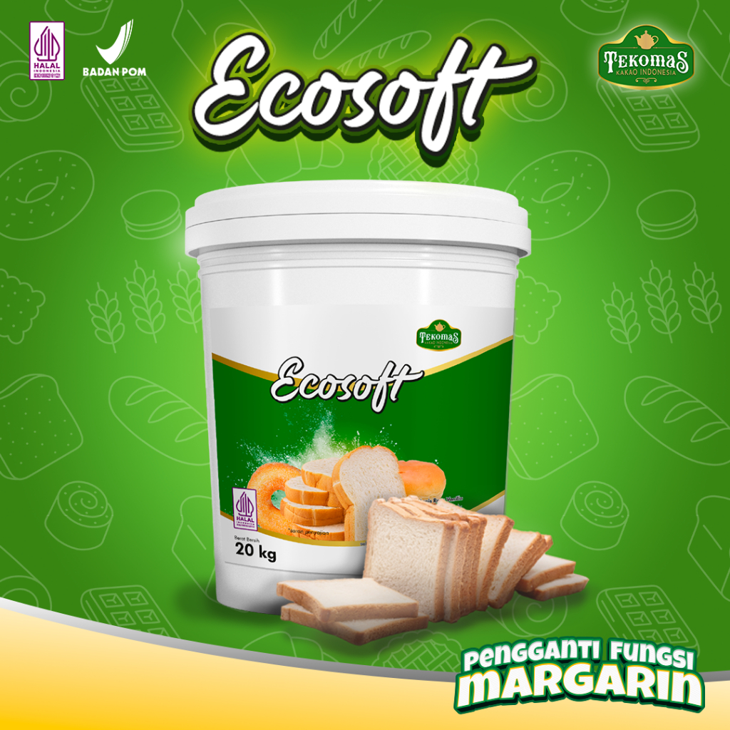Jual TEKOMAS - Ecosoft PLUS 20 Kg Pengganti Margarine 100% Bahan Kue Premium | Shopee Indonesia