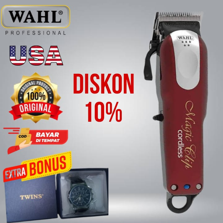 Jual Wahl 5 Star Magic Clip Cordless Hair Clipper - Alat Cukur Rambut ...