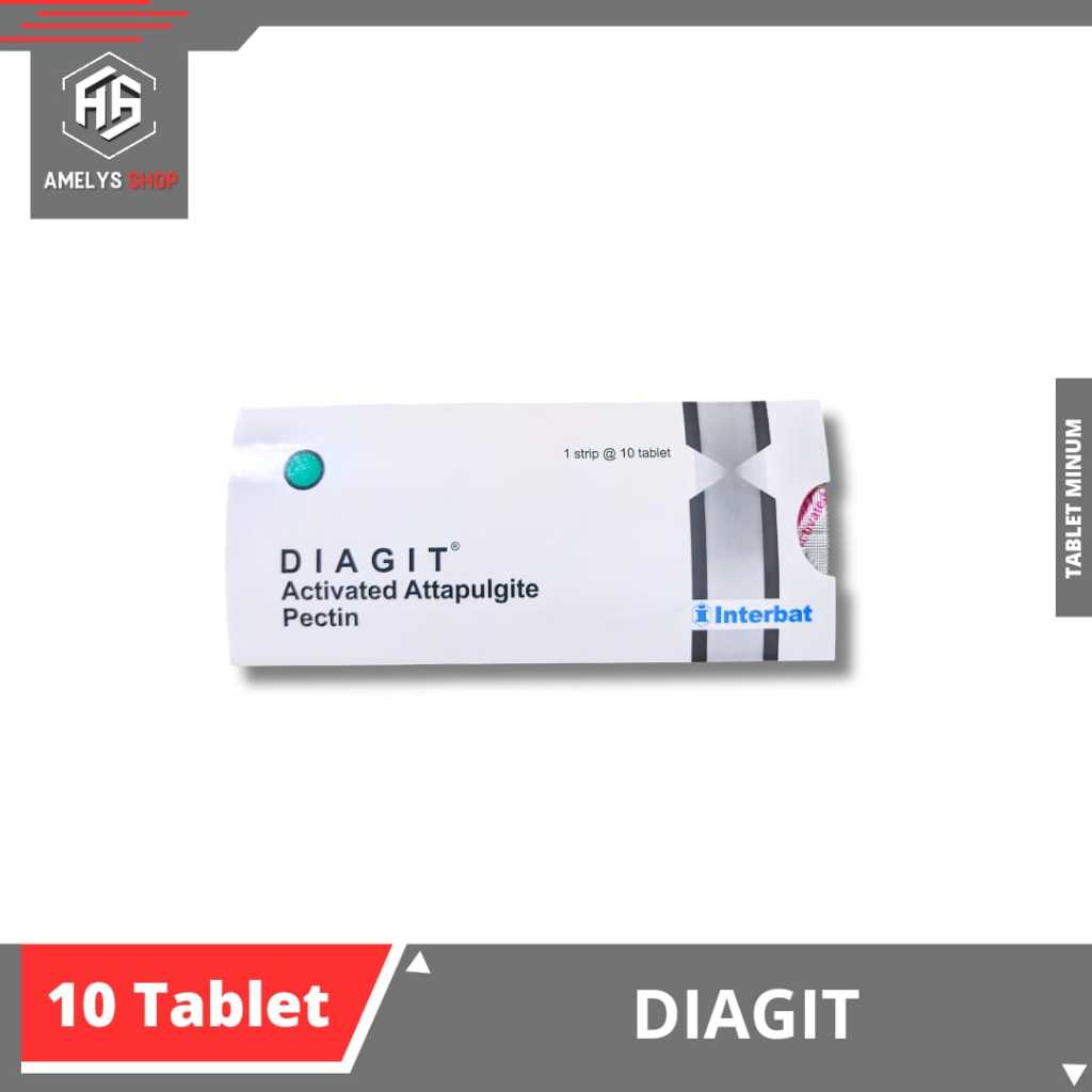Jual Diagit Untuk Diare 1 Strip 10 Tablet | Shopee Indonesia