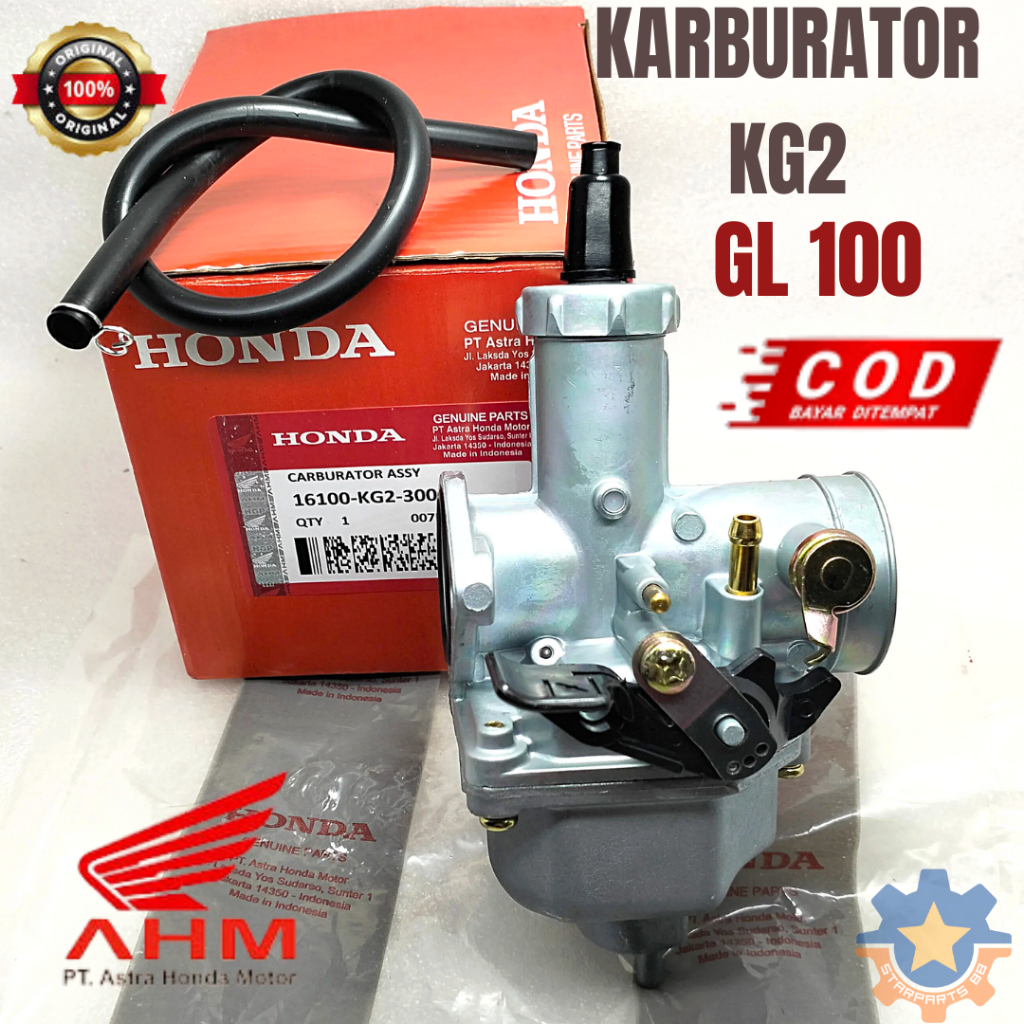 Jual KARBURATOR KG2 MOTOR HONDA GL100 KUALITAS ORISINIL ASLI AHM ...
