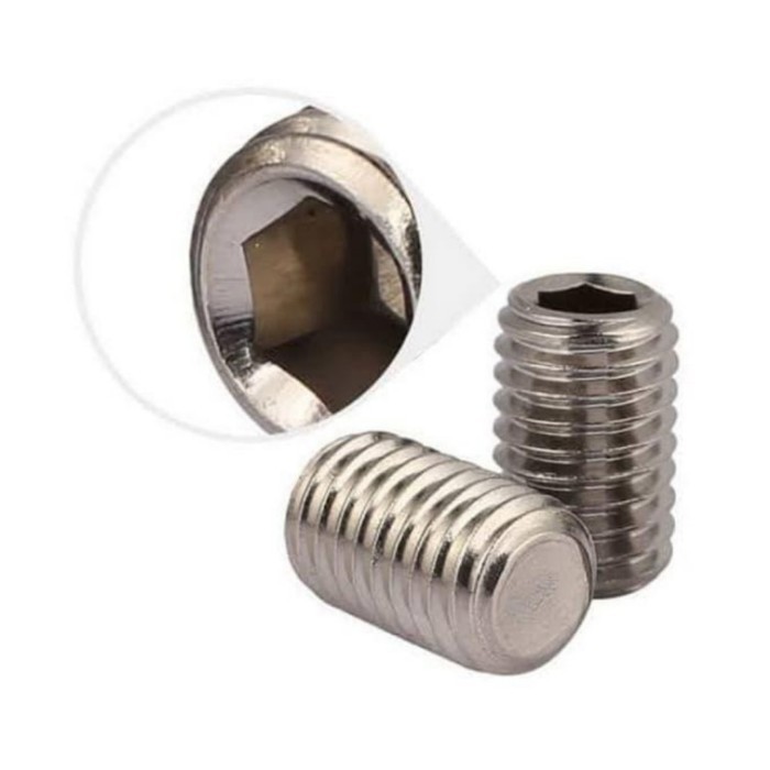 Jual (20pcs) BAUT TANAM M6 x 5 / M6 x 6 / M6 x 8 / M6 x 10 / M6 x 12 / M6 x 15 / M6 x 20 BAUT ...