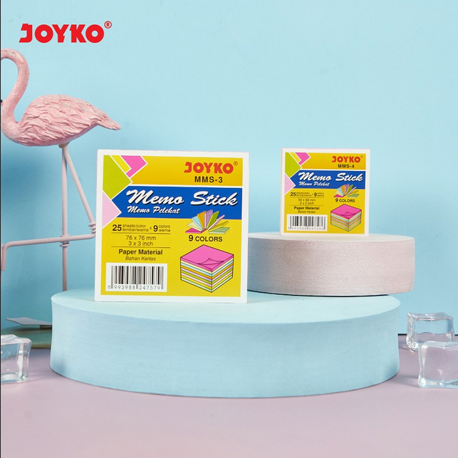 Jual Memo Stick Kertas Memo Tempel Sticky Note Joyko MMS | Shopee Indonesia