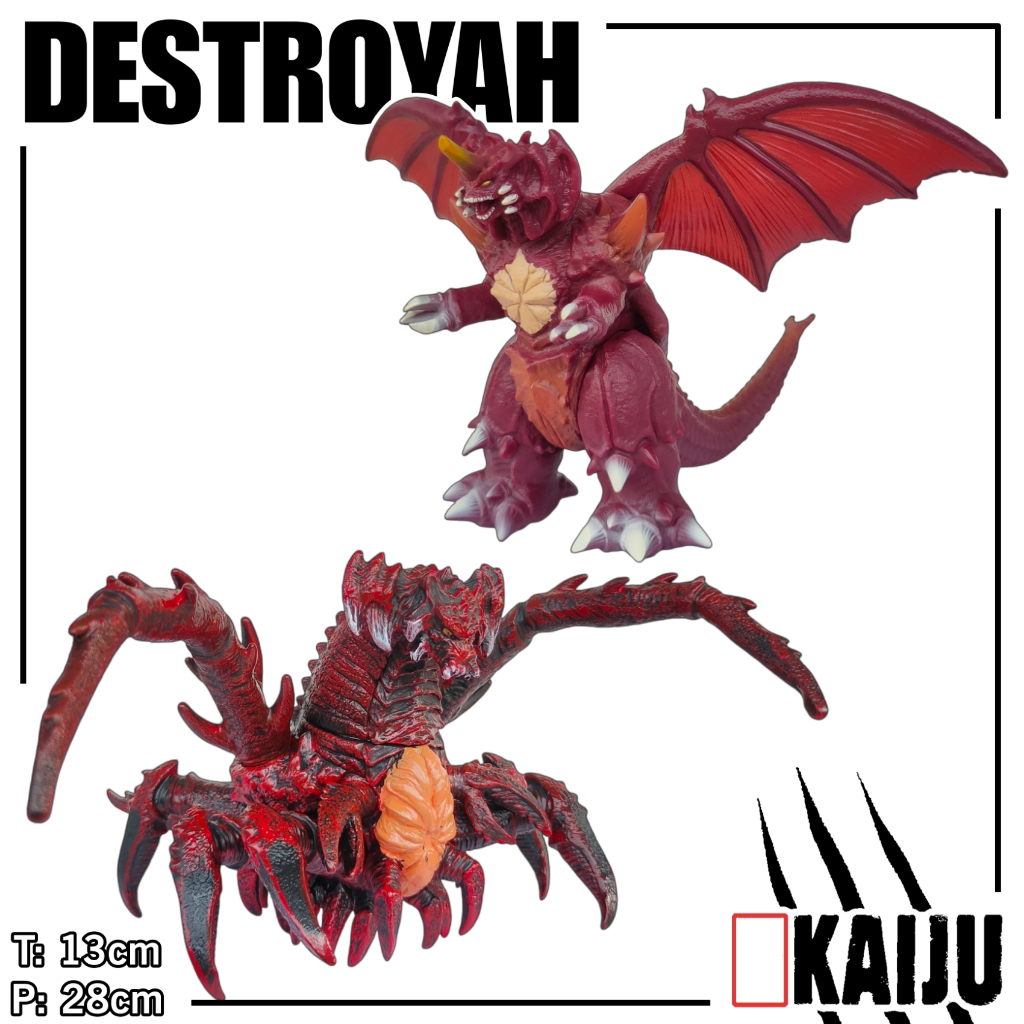 Jual DESTROYAH - Action Figure Miniatur Pajangan Mainan Godzilla Kaiju ...