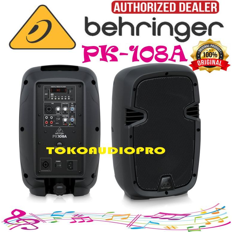 Jual Speaker Behringer PK108A Active 240 Watt 8" PA Speaker Aktif ...