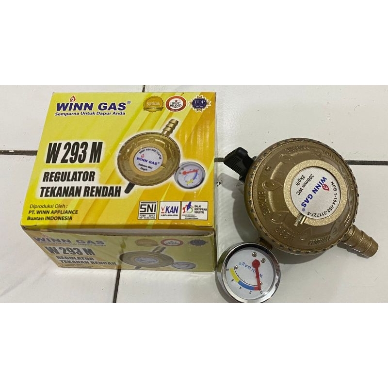 Jual REGULATOR WIN GAS DENGAN METER (WIN GAS REGULATOR TEKANAN RENDAH ...