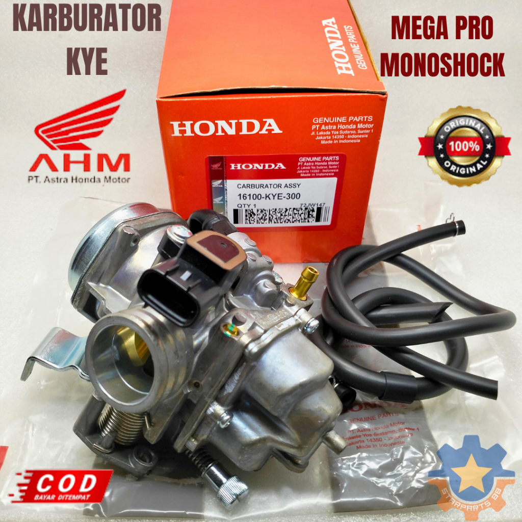 Jual KARBURATOR KYE MOTOR HONDA MEGAPRO MONOSHOCK KUALITAS ORISINIL ASLI AHM KEIHIN CARBURETOR ...