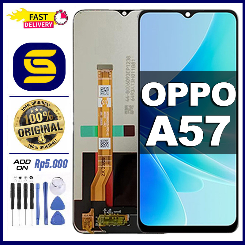 Jual LCD OPPO A57 Original Touchscreen Fullset Compatible For Glass Digitizer ori asli | Shopee ...