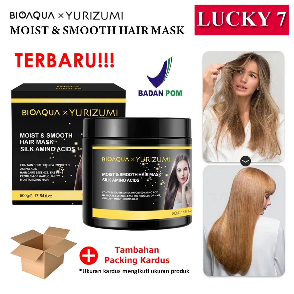 Jual BIOAQUA x YURIZUMI Hair Mask Keratin Masker Pelurus Rambut ...