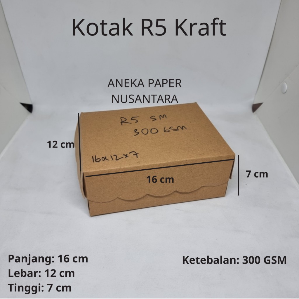 Jual Dus Kotak Kraft Kue / Kotak Snack Mini / Kotak Nasi / Kotak Roti ...