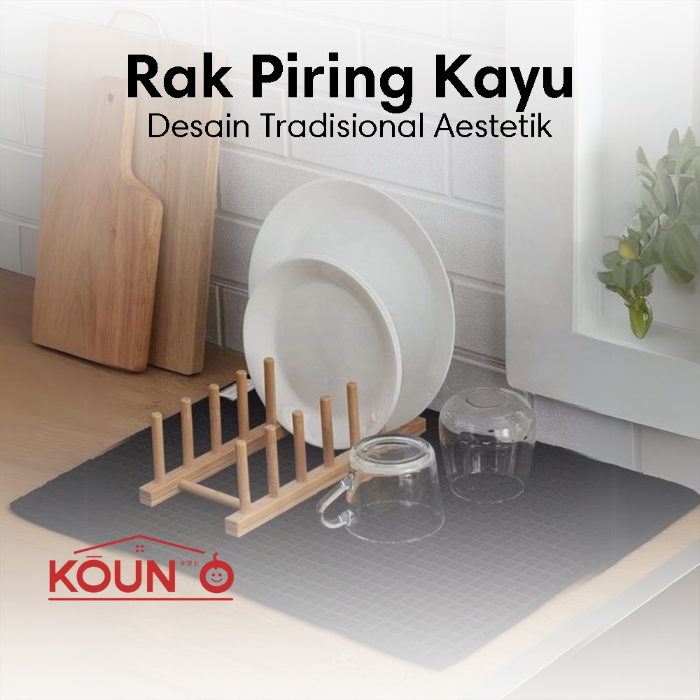 Jual Kitchen Set Minimalis Rak Susun Aesthetic Dish Rack Gelas Piring ...