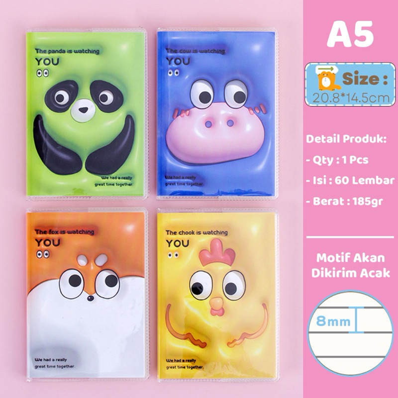 Jual [Ready] DStore New Notebook A5 Buku Sedang Aesthetic Scrapbook ...