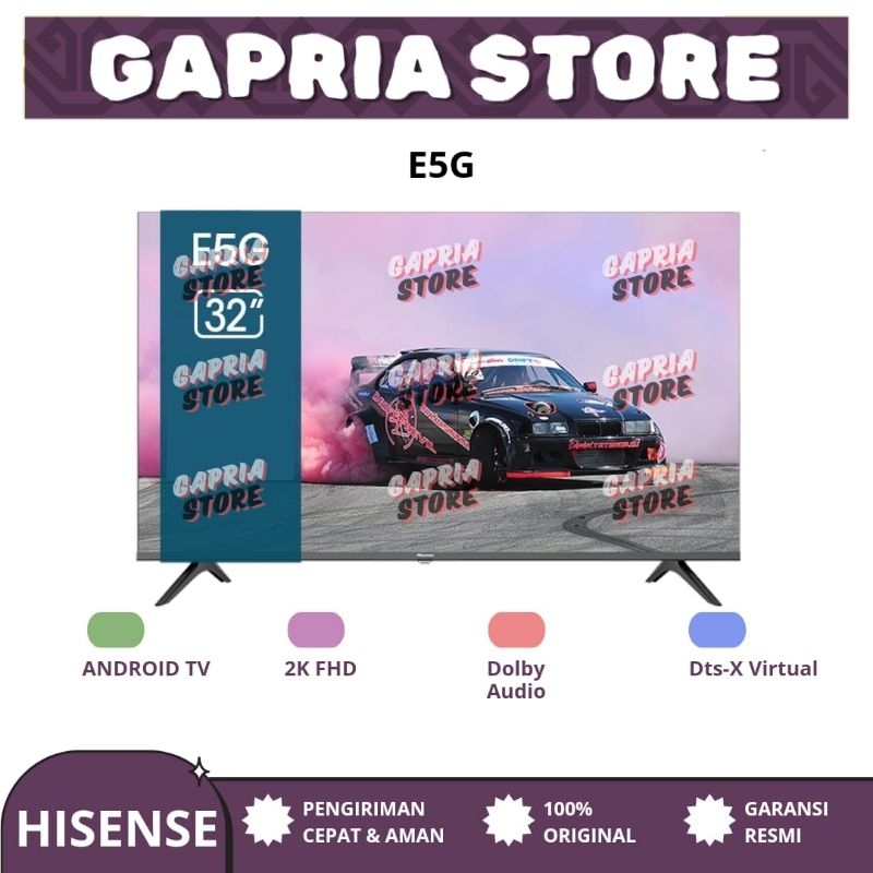 Jual Hisense 40 Inch Android TV 11 FHD 40E5G - Bezelles - Garansi Resmi ...