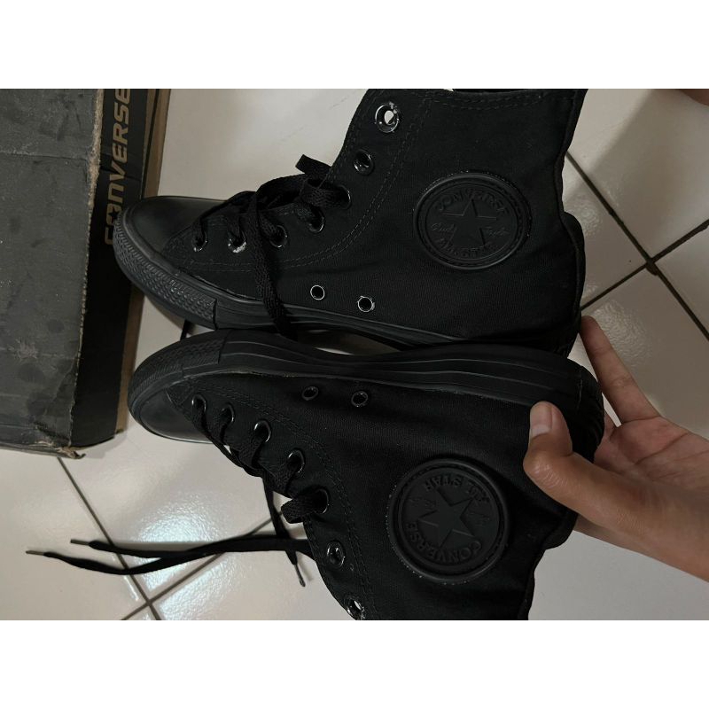 Jual Converse Chuck Taylor High Full Black Original | Shopee Indonesia