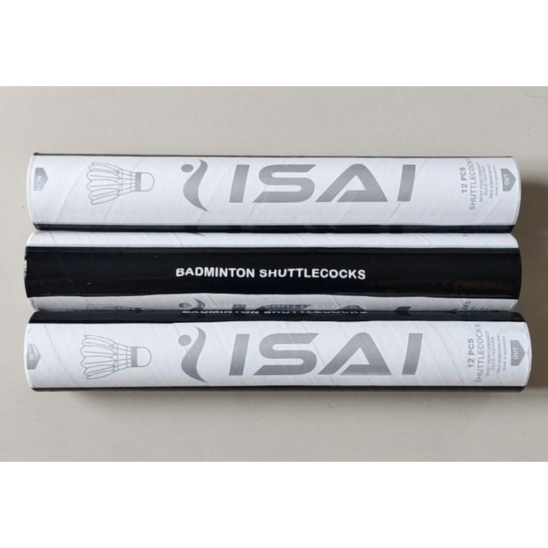 Jual Shuttlecock Isai Hitam Badminton Kok Bulu Tangkis Original KODE ...