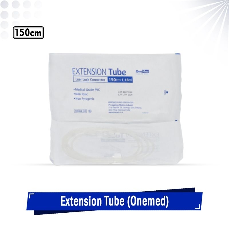 Jual OneMed Extension Tube 150cm Penyambung Selang NGT Infus dan IV ...