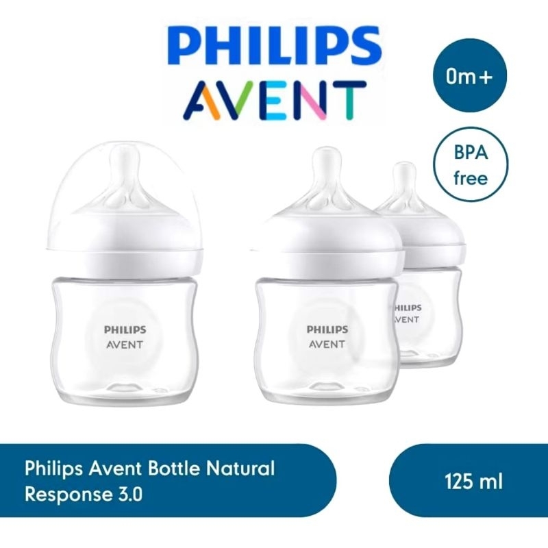 Jual Philips Avent Botol Natural 125ml | Botol Susu Bayi Avent | Botol ...