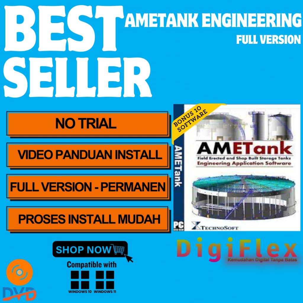 Jual TechnoSoft AMETank 15 Full Version Lifetime Software Engineering ...