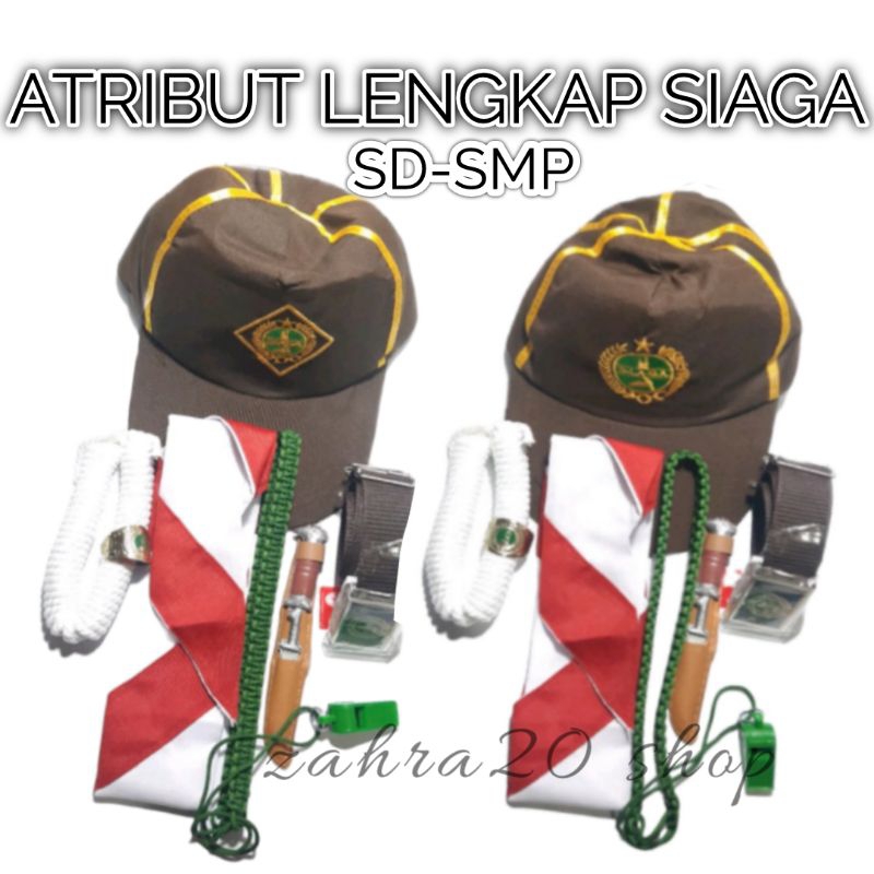 Jual COD ATRIBUT LENGKAP SIAGA PERLENGKAPAN SIAGA SD SATU SET ...