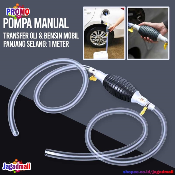 Jual Pompa Tangan Universal Car Portable Manual Fuel Pump Transfer Oli ...