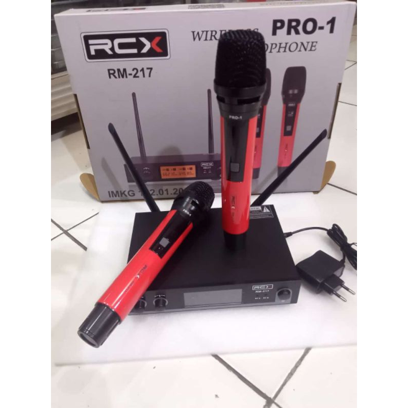 Jual Mic wireless RCX RM 217 PRO mic genggam | Shopee Indonesia