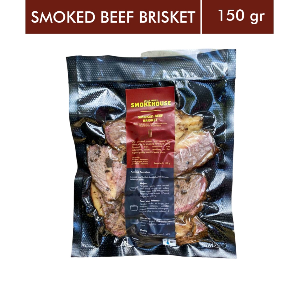 Jual Smoked AUS Beef Brisket / Sei Sapi 150gr Slice | Shopee Indonesia