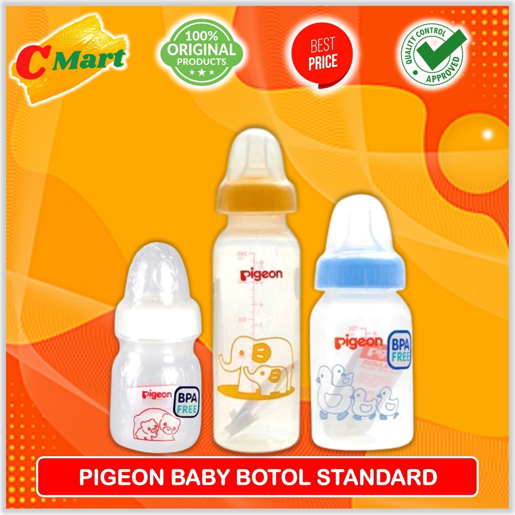 Jual Pigeon Baby Botol Susu Standard 50ml - 120ml - 240ml - Baby Bottle ...