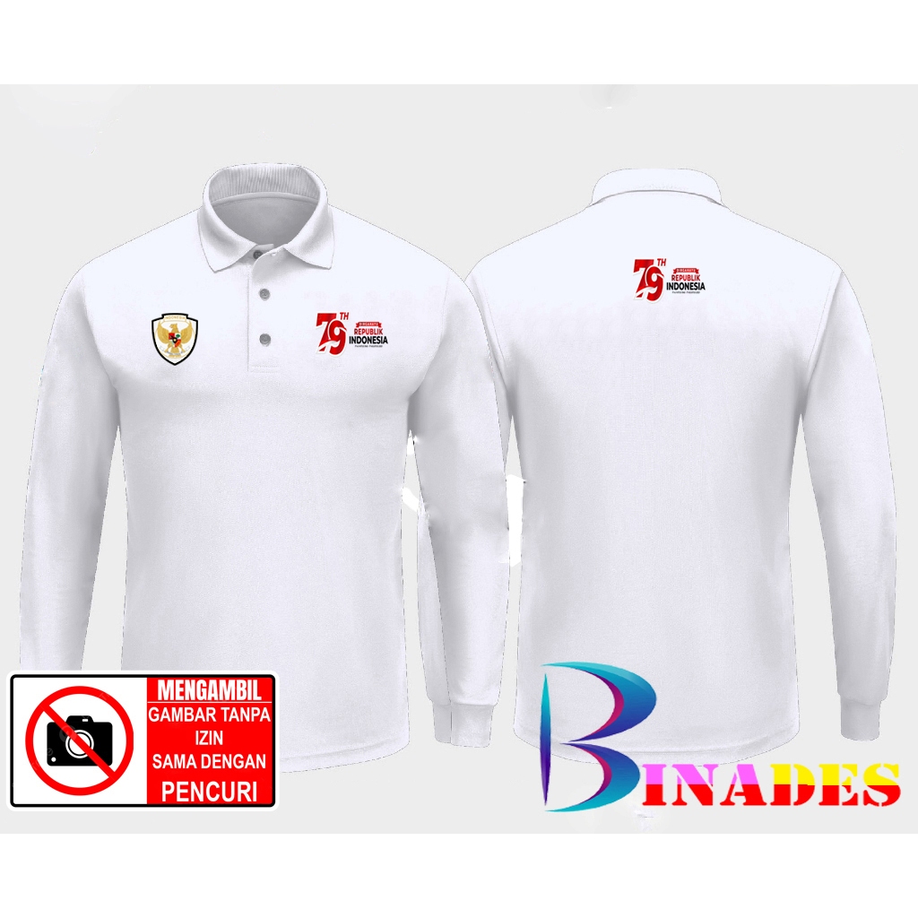 Jual Jual Baju Kaos Kerah Model Polo DIRGAHAYU RI KE 79TH - A BINADES ... Jual Jual Baju Kaos Kerah Model Polo DIRGAHAYU RI KE 79TH - A BINADES ...