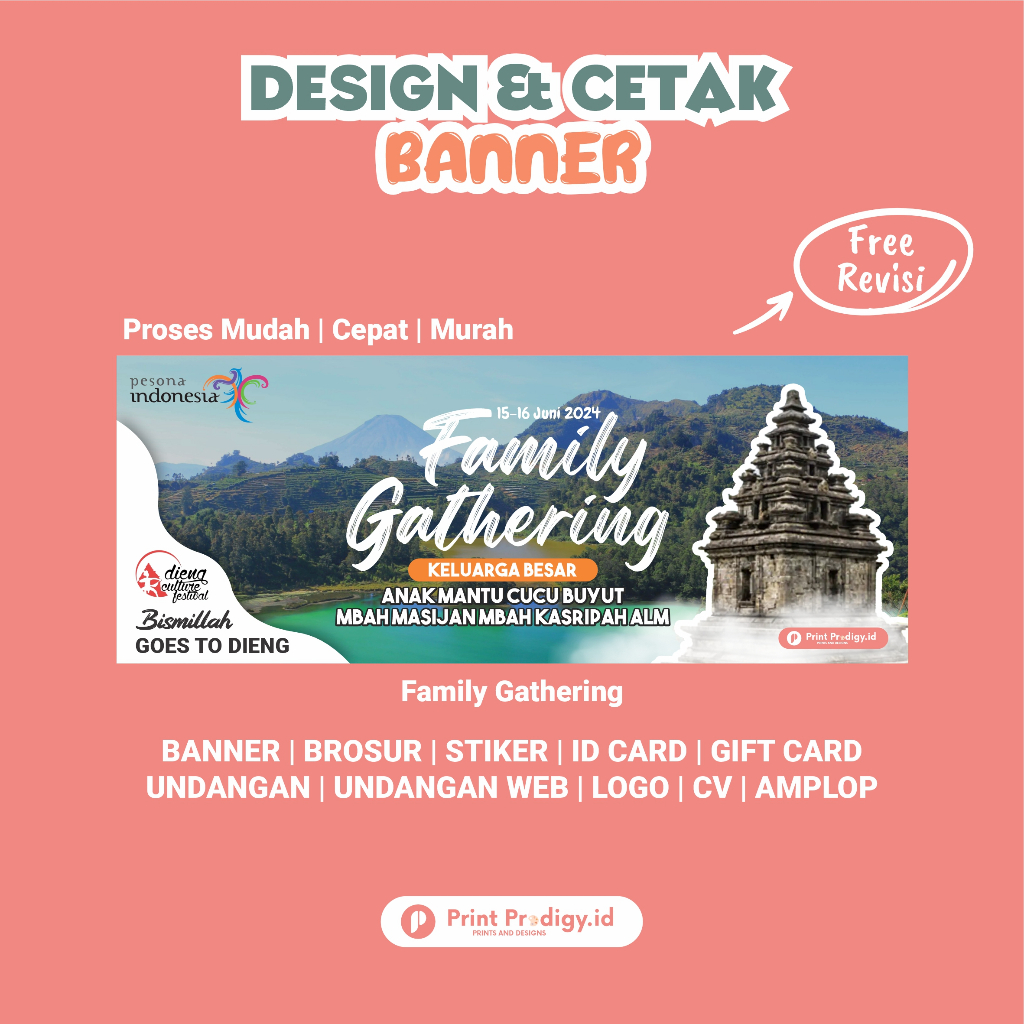 Jual JASA DESAIN CEPAT DESIGN BANNER FAMILY GATHERING | Shopee Indonesia