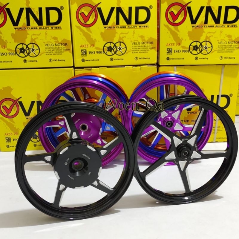 Jual VND VELG AK55 RING 14 VARIO 125/150 BEAT SCOOPY PELEK RACING VND ...