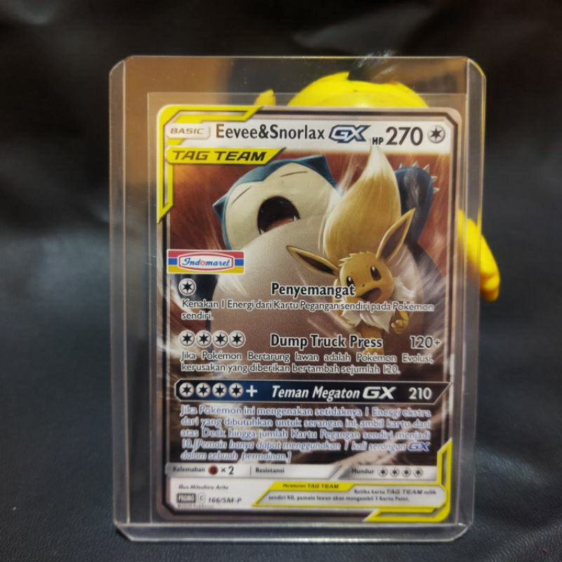Jual Eevee & Snorlax GX Promo Card Indomaret original Pokemon TCG Indonesia | Shopee Indonesia