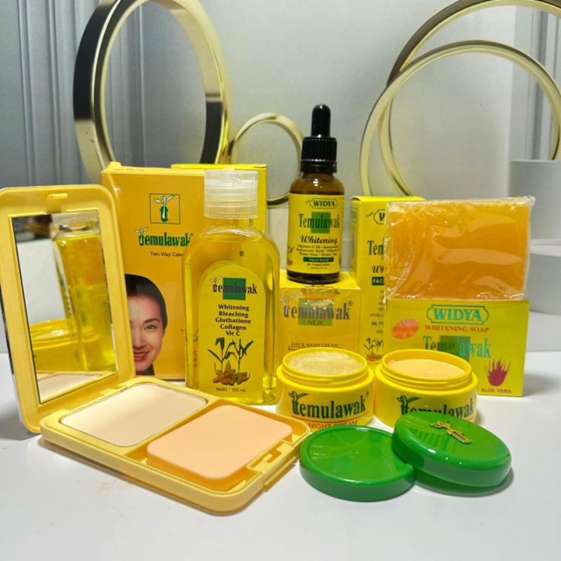 Jual Paket Komplit Cream Temulawak 6in1 with bedak ( cream siang, cream ...