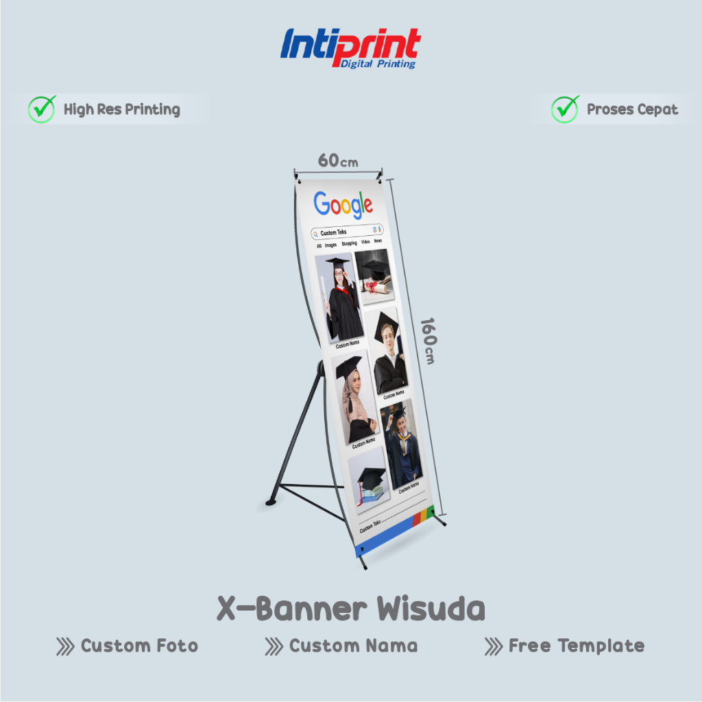 Jual Cetak X-Banner Custom Standing Banner Banner + Tiang Stand ...