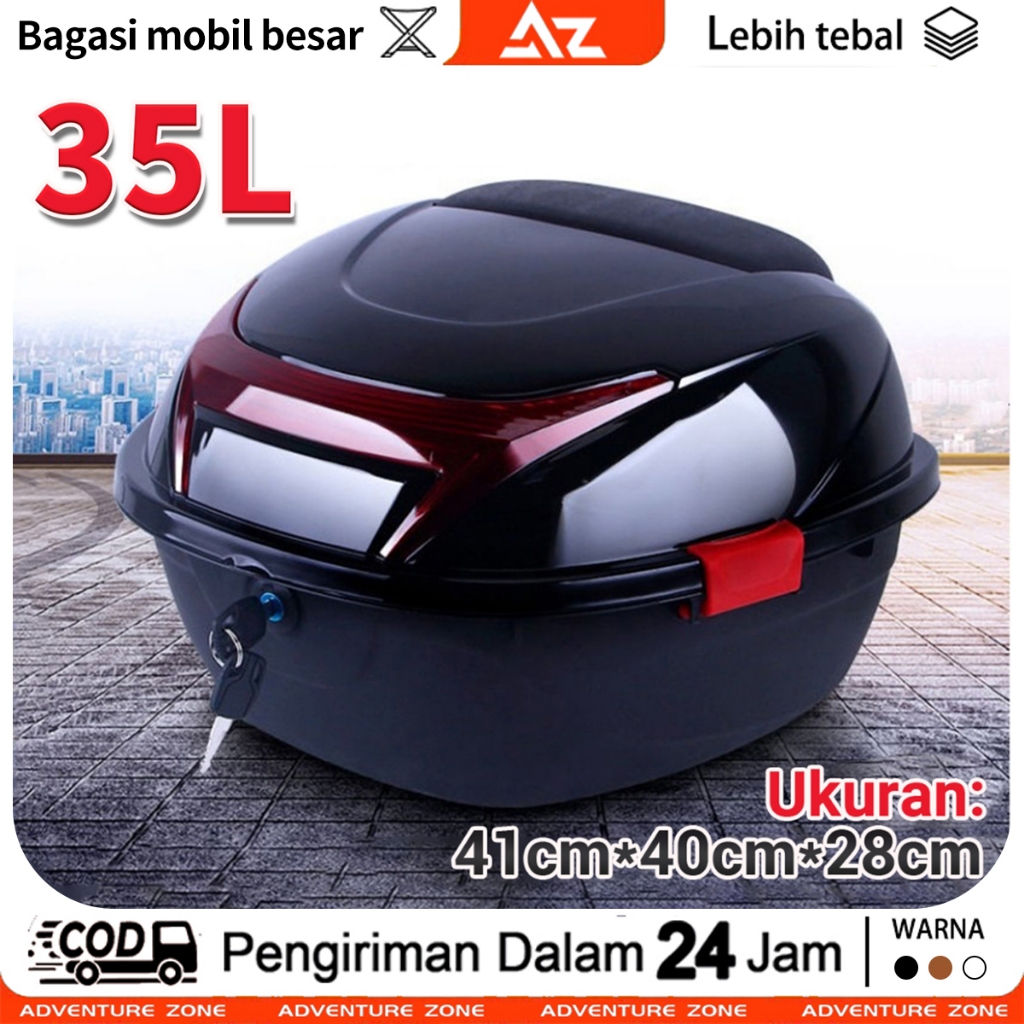 Jual AZ Box Motor Box Belakang Motor Kapasitas 35 Liter OT-39 | Shopee ...