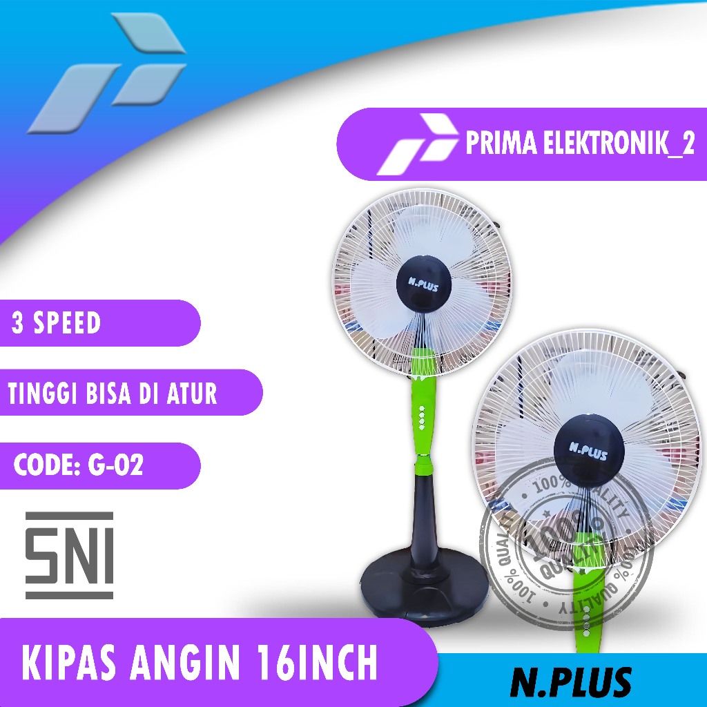 Jual STAND FAN NATIONAL PLUS 16 INCH (NPLUS) | Shopee Indonesia