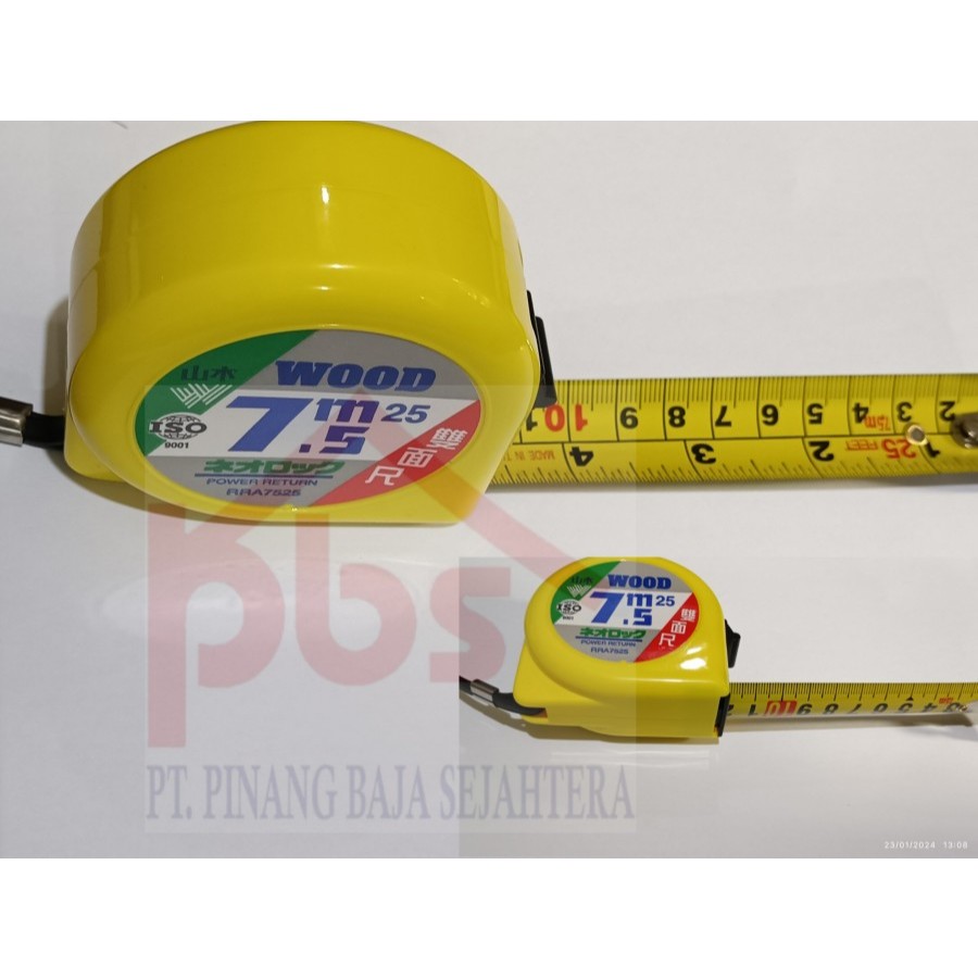 Jual [INSTANT] METERAN WOOD / O-NI SELF LOCK / SOLIGEN / 25mm x 5 Meter ...