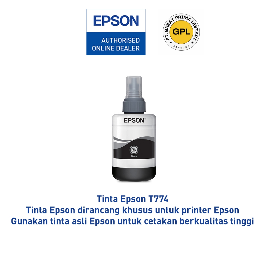 Jual Tinta Epson 7741 T774 T-774 Black - Tinta Epson M100 M200 | Shopee ...