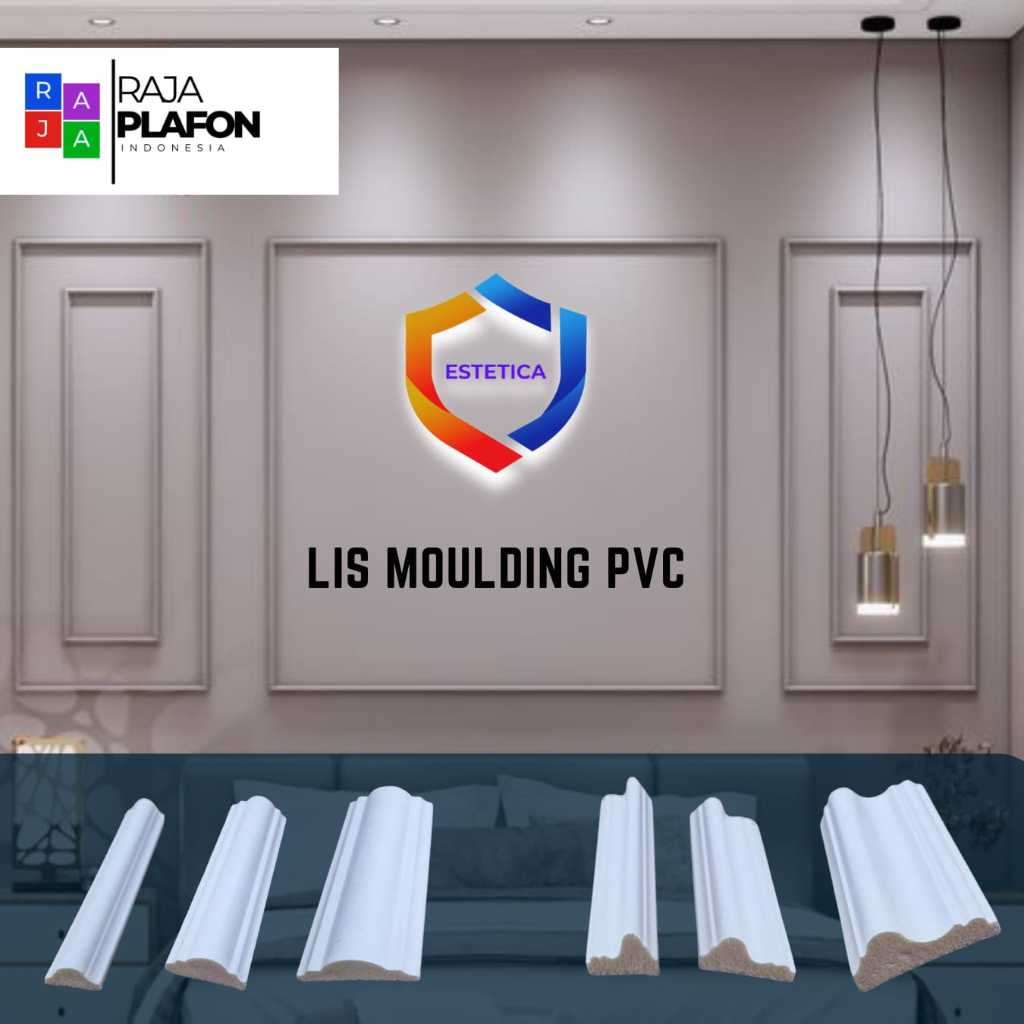 Jual List Moulding Putih / List Molding PVC Putih Anti Rayap Anti Air ...