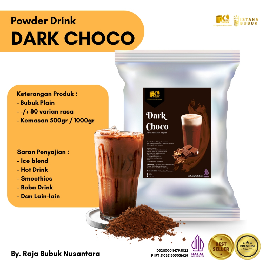 Jual Bubuk Minuman Rasa Dark Choco | Shopee Indonesia